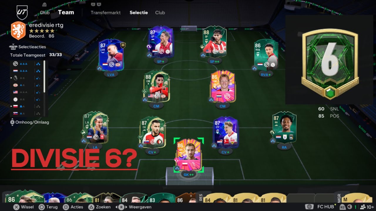 Gaan we div 6 halen met de eredivisie rtg? 💥💥💥💥 - YouTube