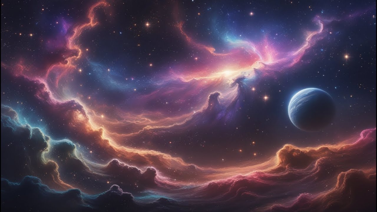 Cosmic Calm 🌠 | 1-Hour Deep Meditation in a Relaxing Stellar Universe ...