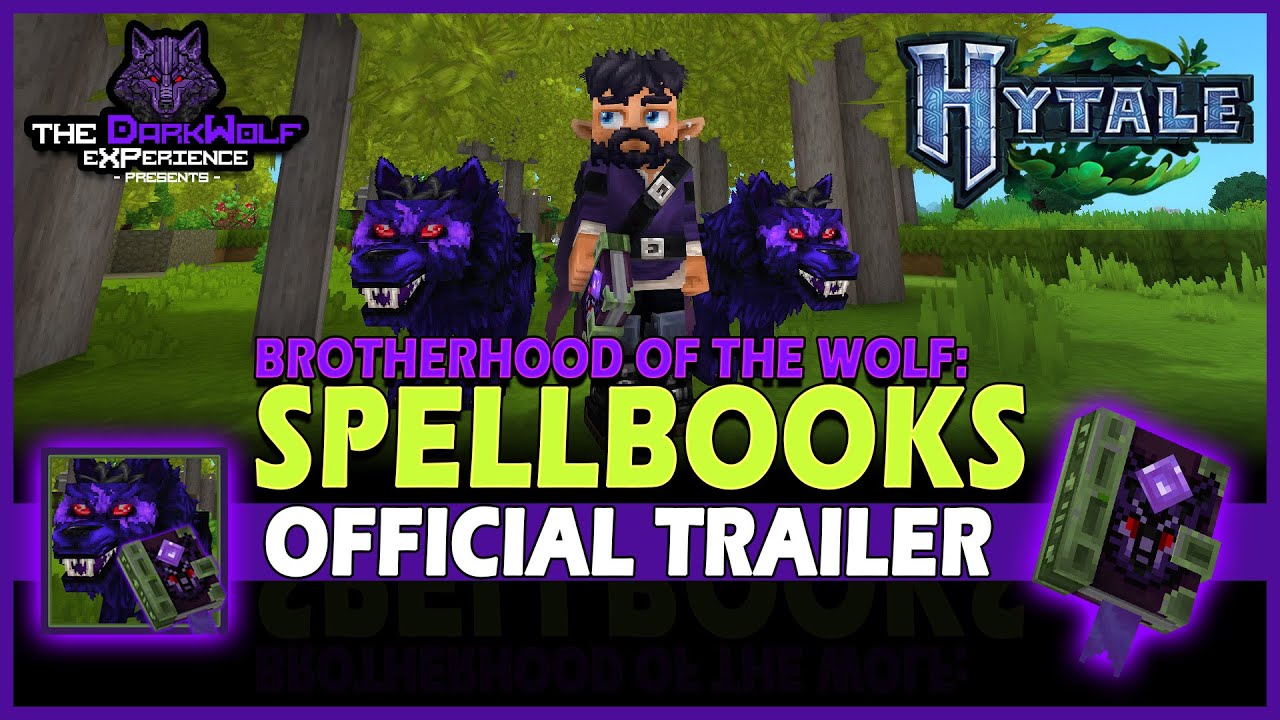 Brotherhood Of The Wolf: Spellbooks Hytale MOD - Official Trailer # ...
