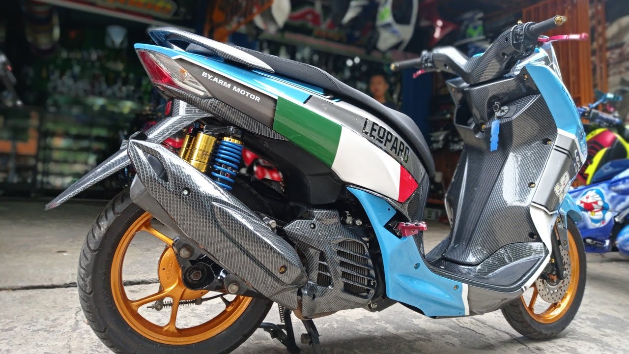 modifikasi yamaha Lexi - YouTube