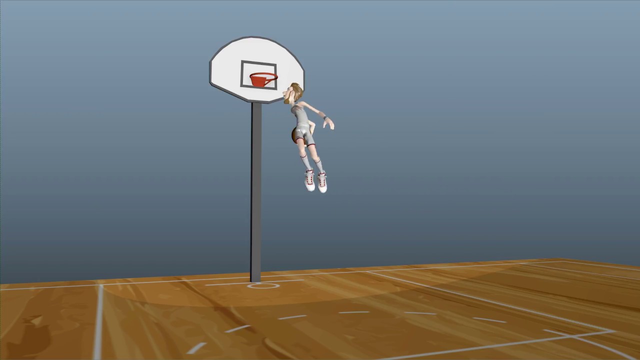 Basketball 3D Animation - Dunk - YouTube
