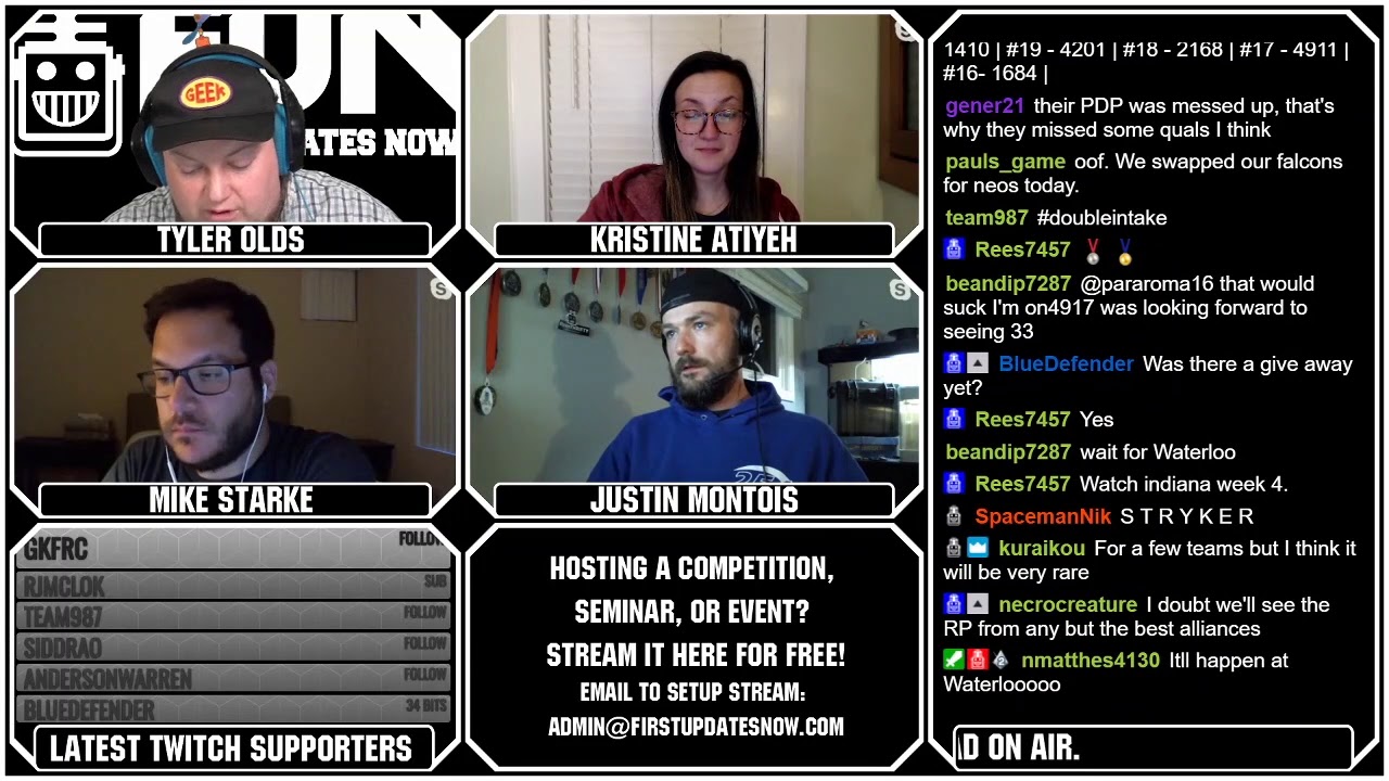 Will Stage 3 RP Ever Happen in Quals? FRC Top 25 - First Updates Now ...