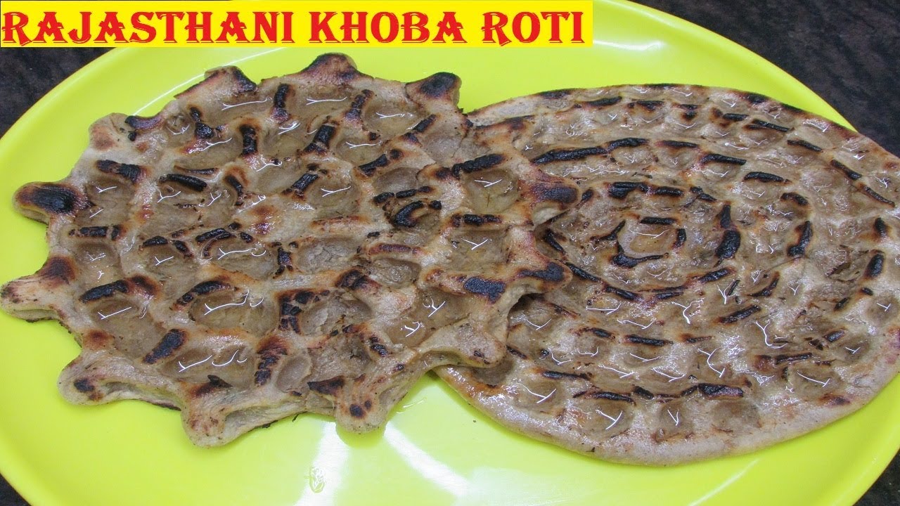 Rajasthani Khoba Roti Recipe | Khooba Roti | Jadi Roti | Moti Roti ...