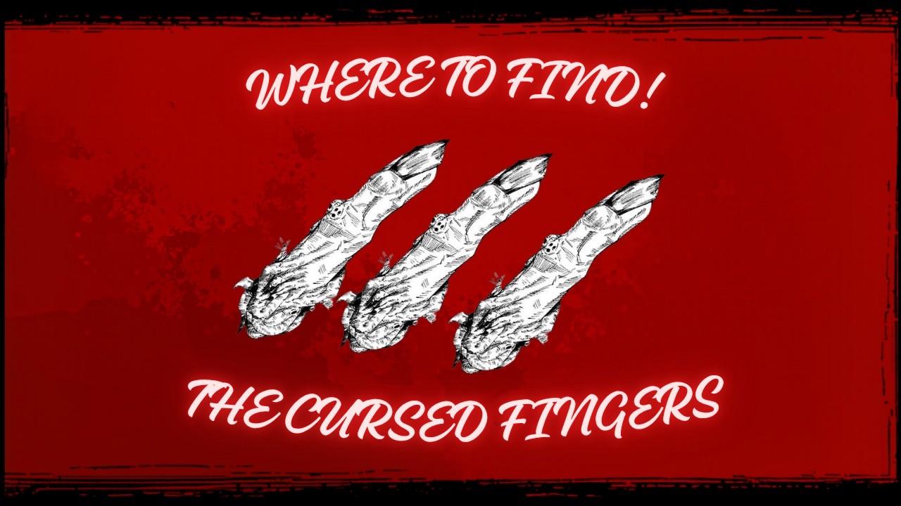 WHERE TO FIND THE CURSED FINGERS! | Jujutsu Randomizer - YouTube