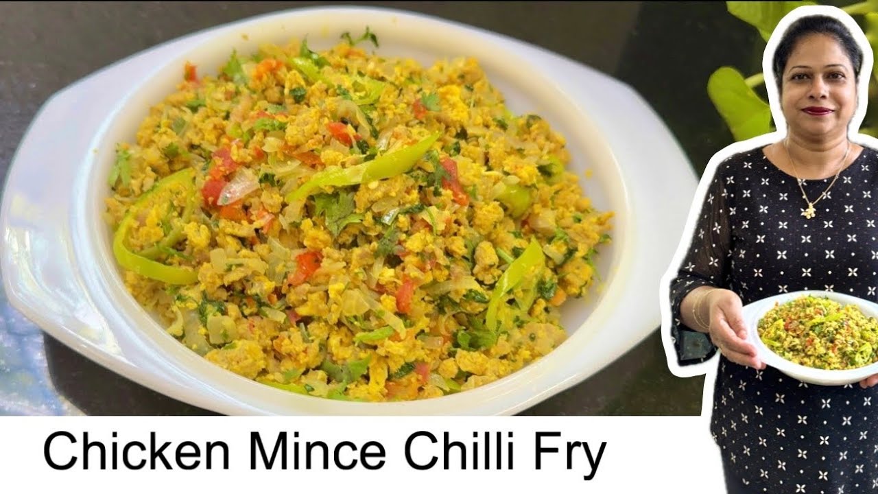 Chicken Mince Chilli Fry - YouTube