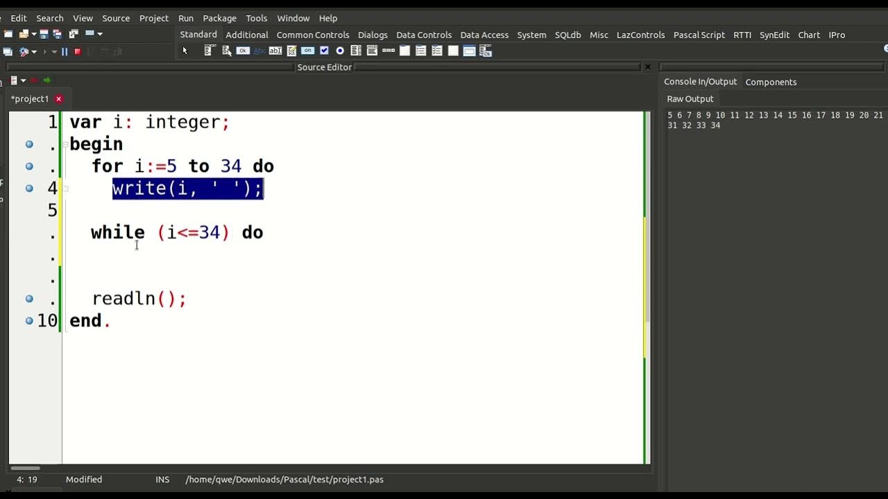 pascal Переписываем for на while и repeat-until - разбор задачи - YouTube