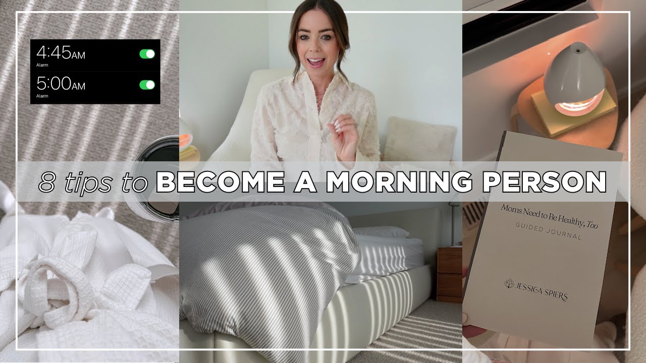 HOW TO BECOME A MORNING PERSON | 8 Tips ☀️⚡️ - YouTube