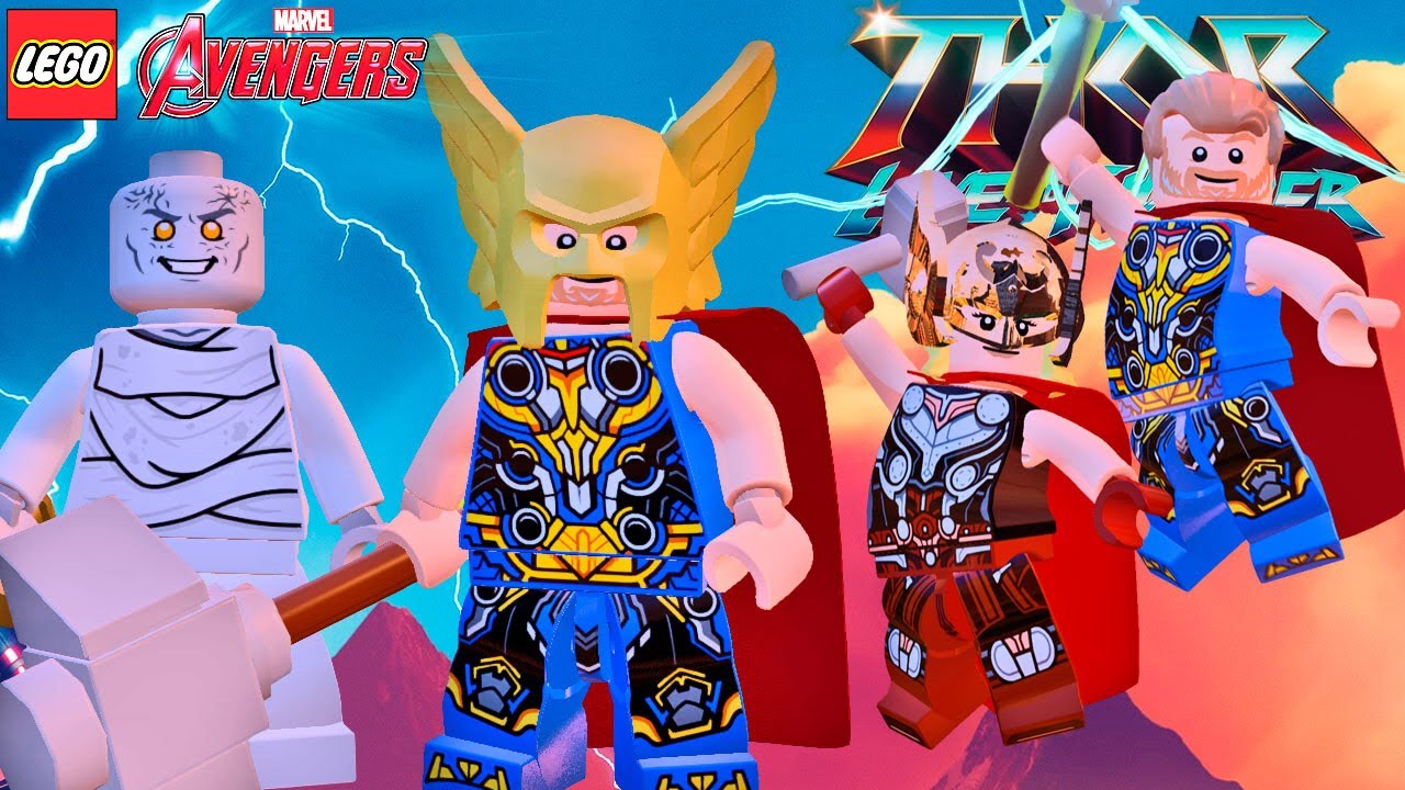 LEGO THOR LOVE AND THUNDER 76207 MOD no LEGO Marvel's Avengers - YouTube