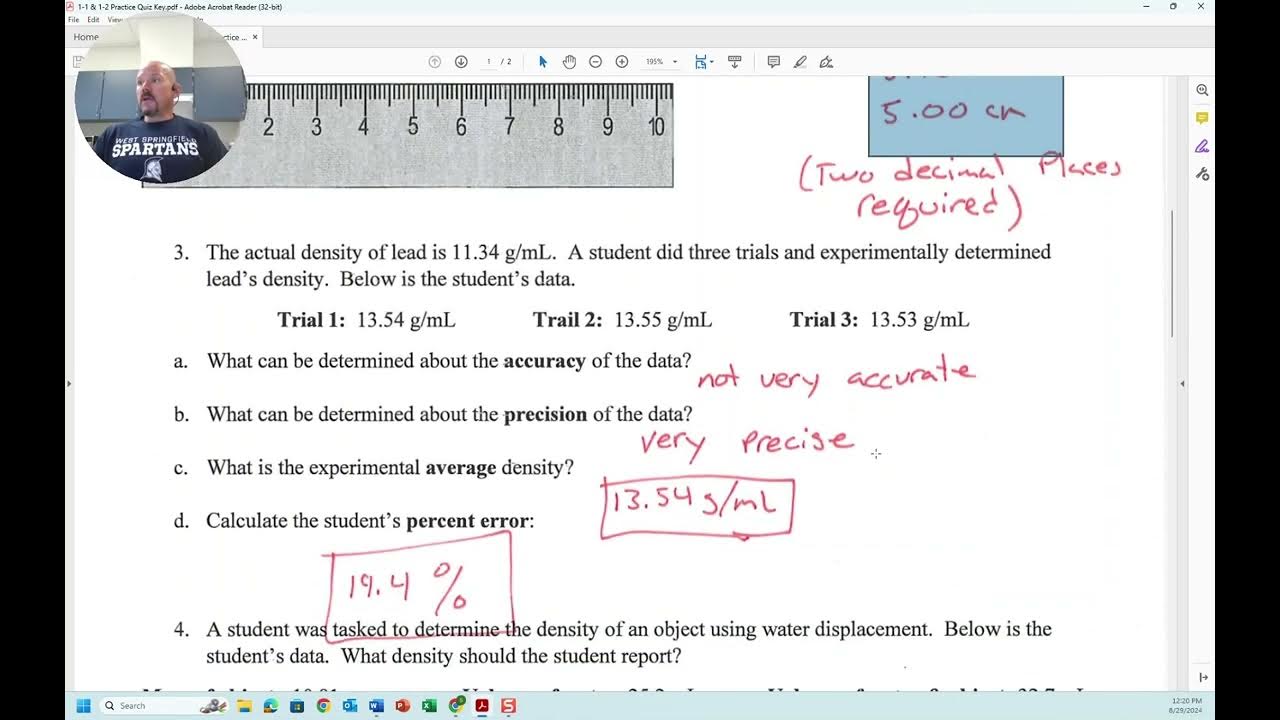 Unit 1 Chemistry Practice Quiz - Sig Figs and Measurement - YouTube