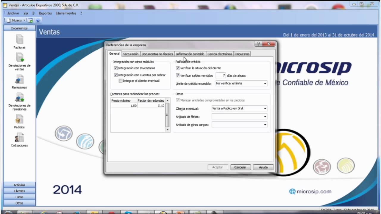Podcast 15 Microsip: Integración Contable desde el módulo de Ventas - YouTube