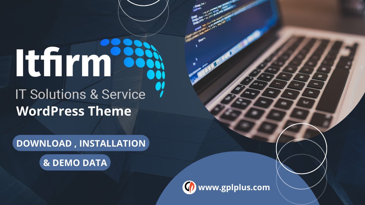 ITfirm – IT Solutions Services WordPress Theme Download, installation and Import Demo - YouTube