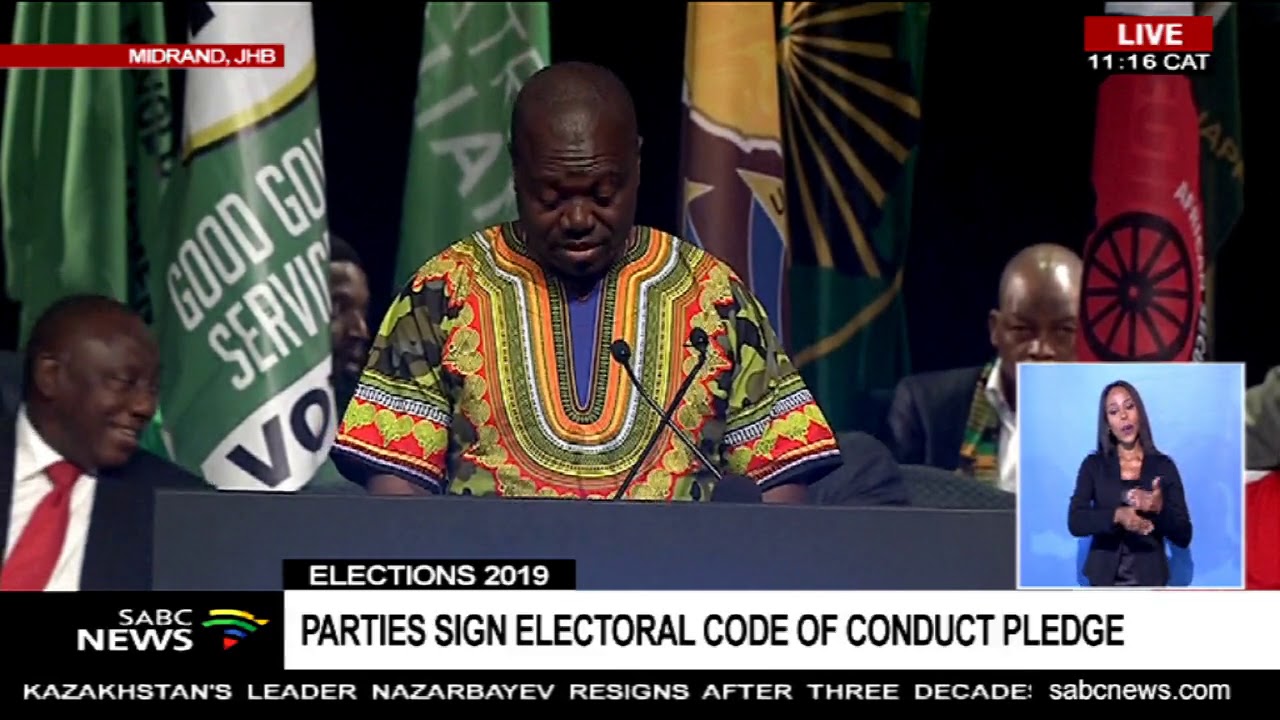 African People's Convention Pledge - YouTube