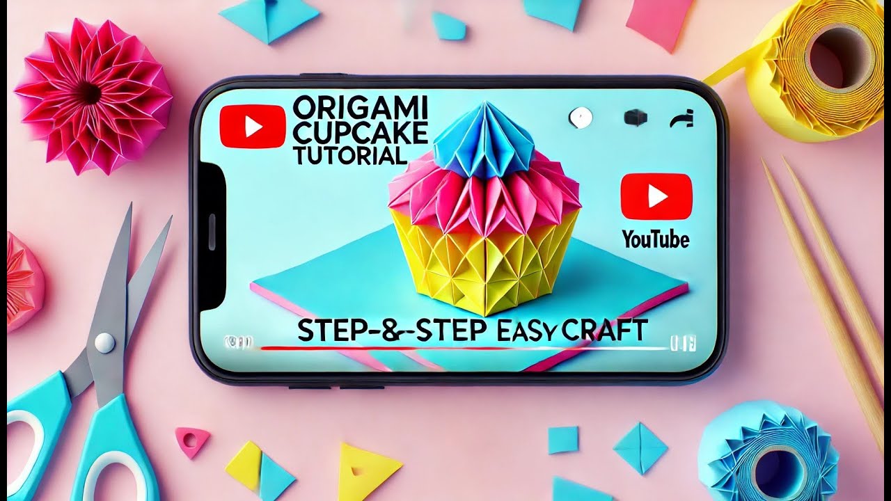 DIY Origami Cupcake Tutorial: Step-by-Step Easy Craft for Beginners ...