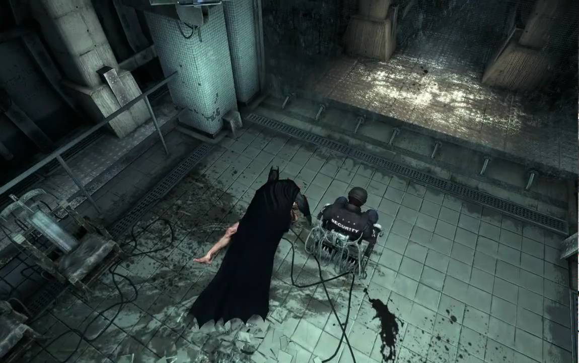 Batman: Arkham Asylum - Tile Floor Physics - YouTube