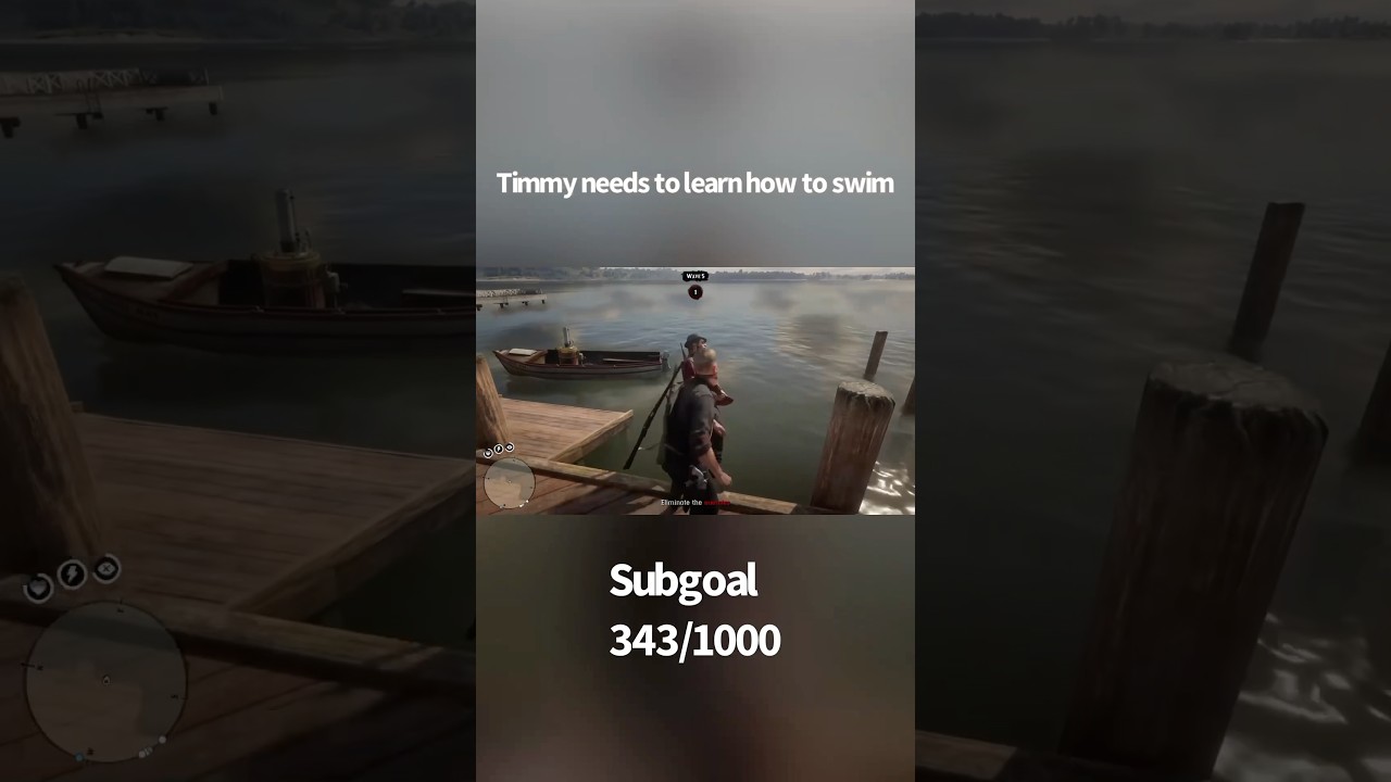 Timmy learns how to swim today - YouTube