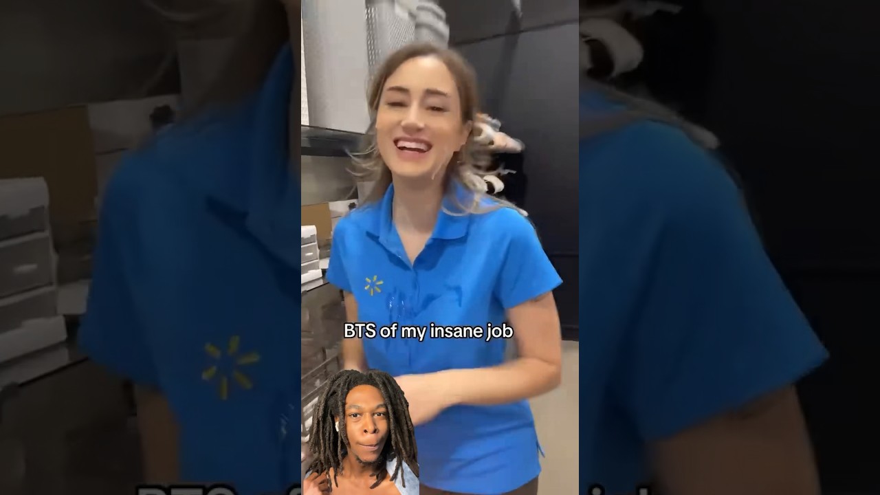 Cute Walmart employee goes nuts #shorts #coolrandy #reaction #walnut ...