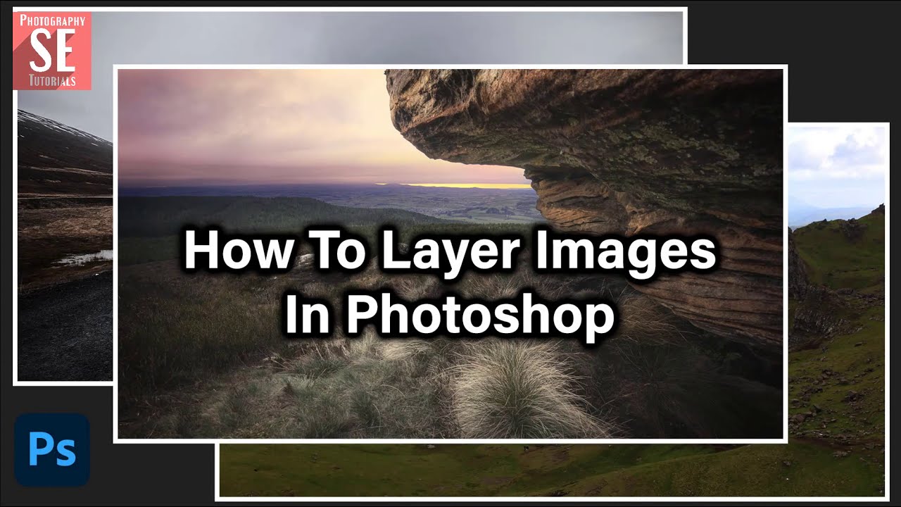 How To Layer Images In Photoshop | Photoshop Tutorial - YouTube