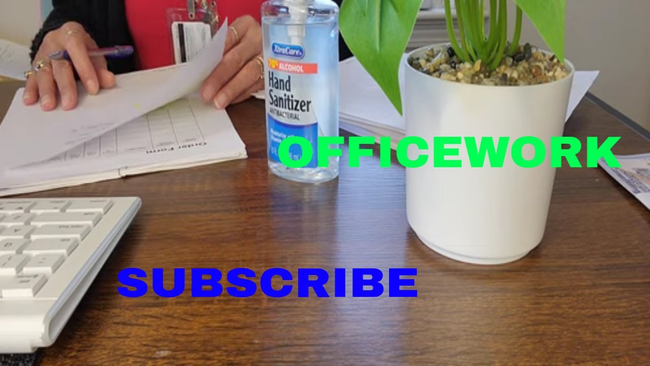 ASMR PAPERWORK📃 KEYBOARD SOUNDS, MOUSE CLICKING AND WRITING ️ ...