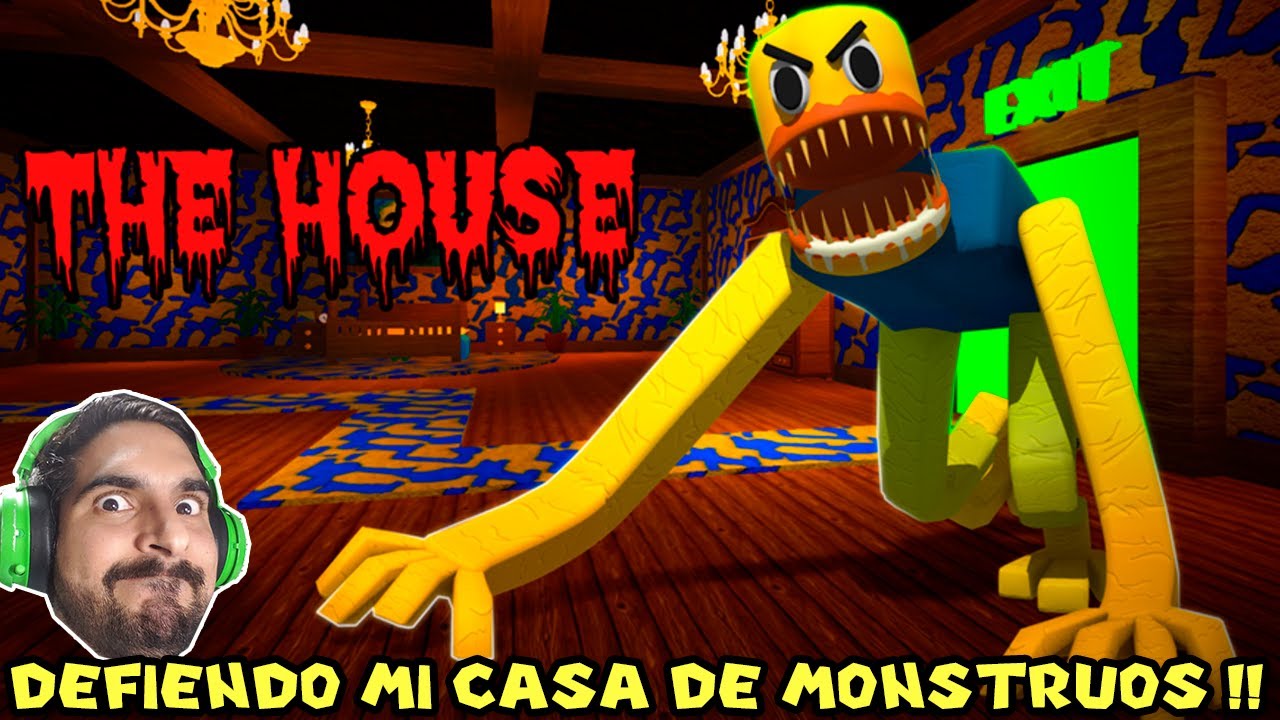 DEFIENDO MI CASA DE MONSTRUOS !! - The House Tower Defense (ROBLOX) con ...