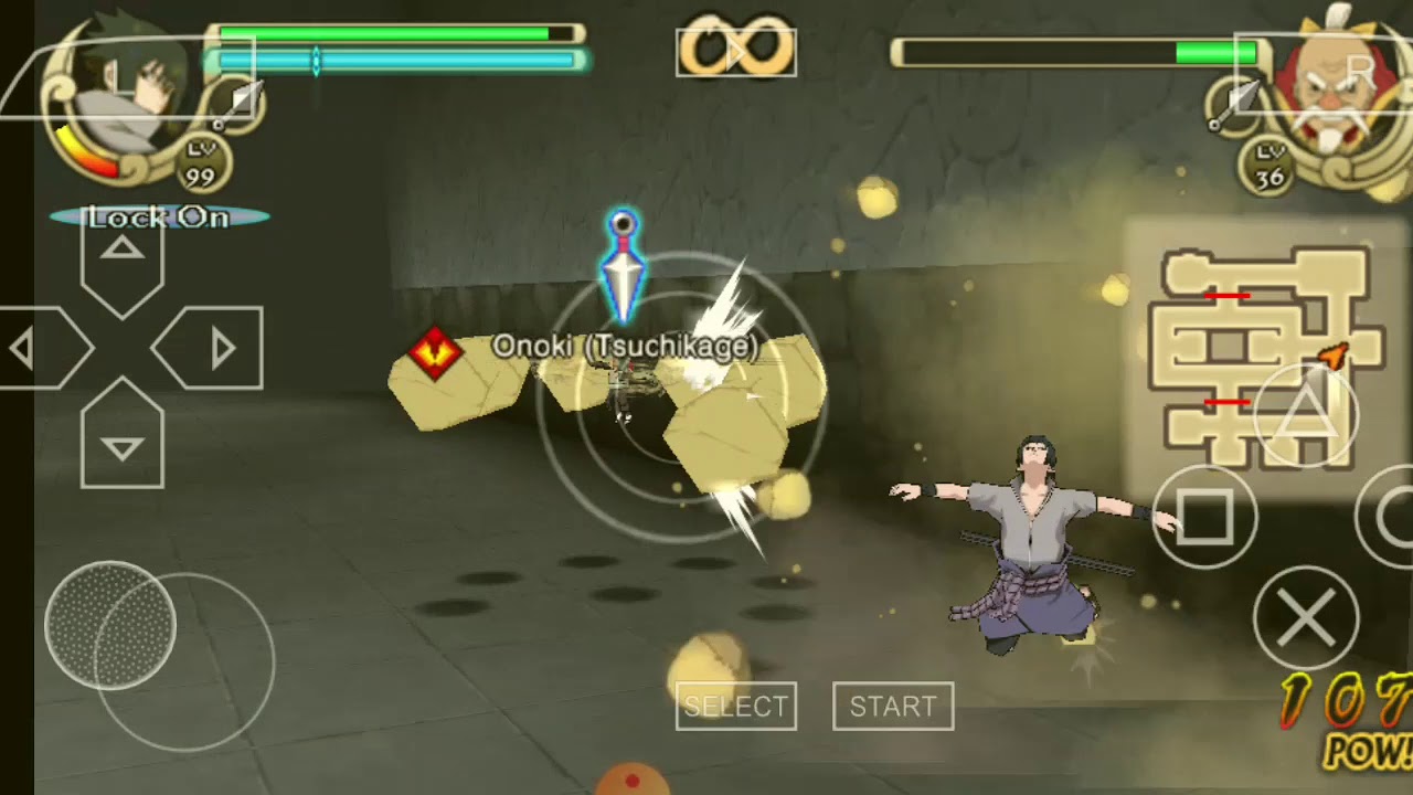 Gem naruto shippuden ultimate ninja impact.....sasuke vs onoki - YouTube