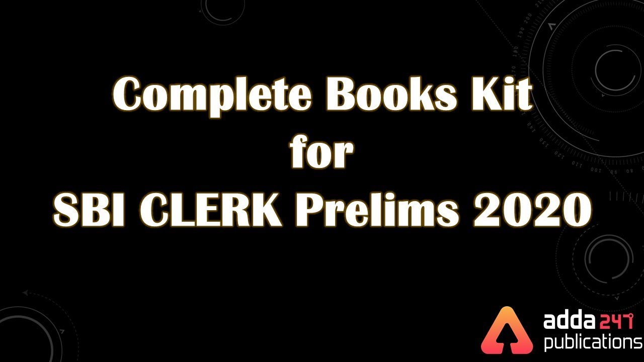 Complete Books Kit for SBI Clerk Prelims 2020 | Buy Now at 40% Off ...