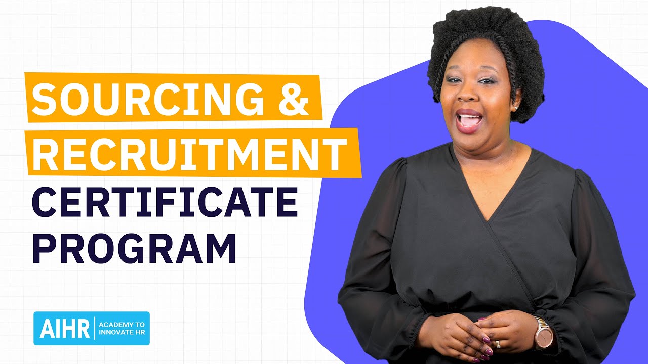 Sourcing & Recruitment Certificate Program Course Overview - YouTube