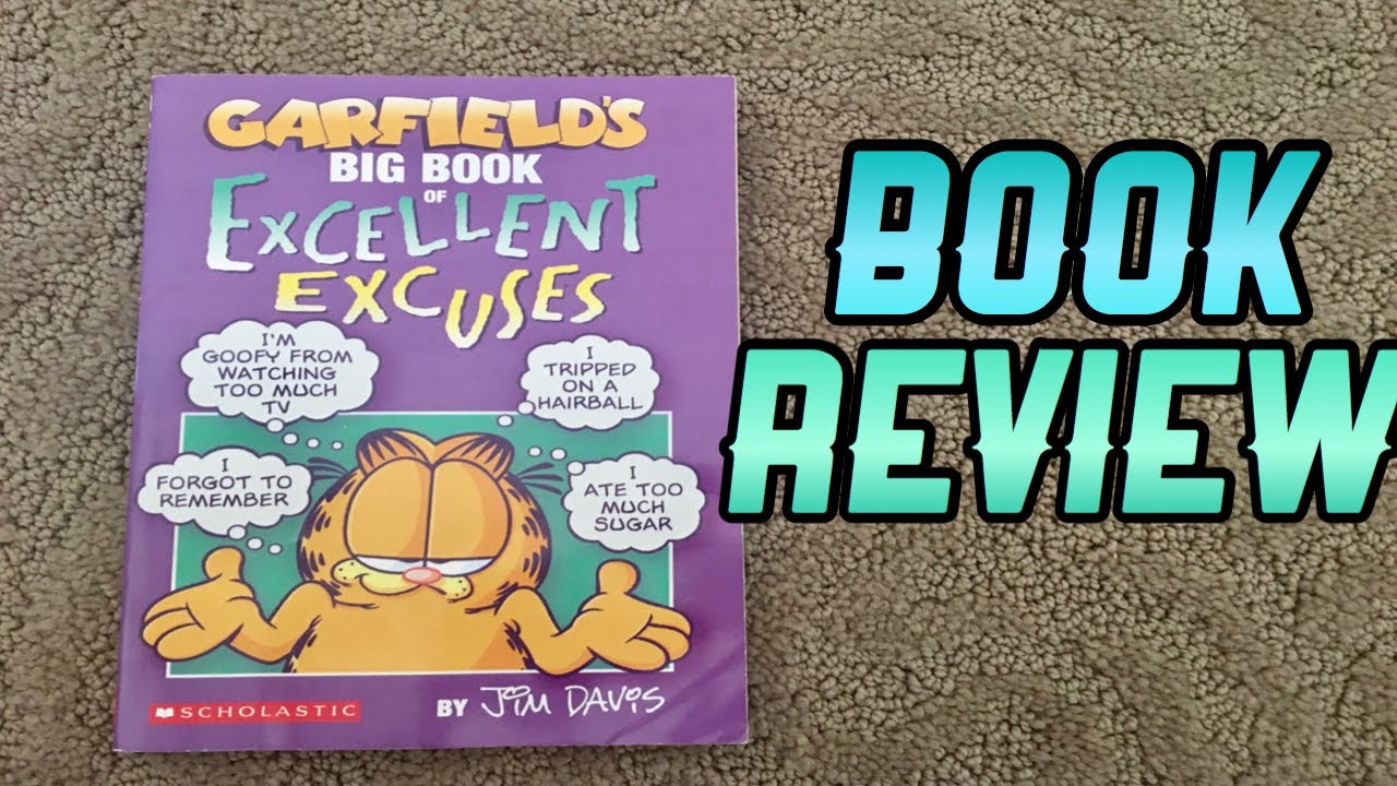 GARFIELD'S BIG BOOK OF EXCELLENT EXCUSES BOOK REVIEW - YouTube