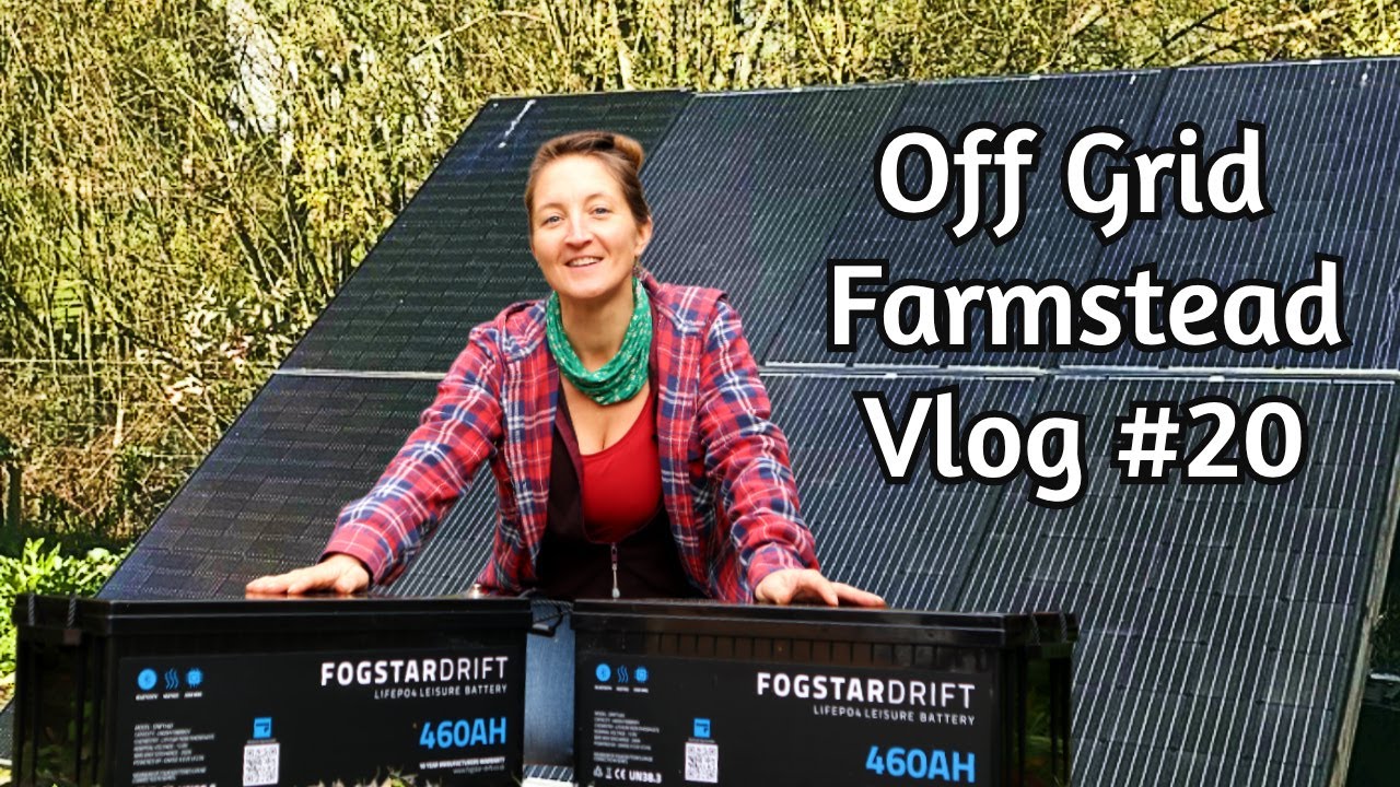 Self Sufficient Living UK | Solar Upgrade ☀️ Log Burner Install 🔥 Fire ...