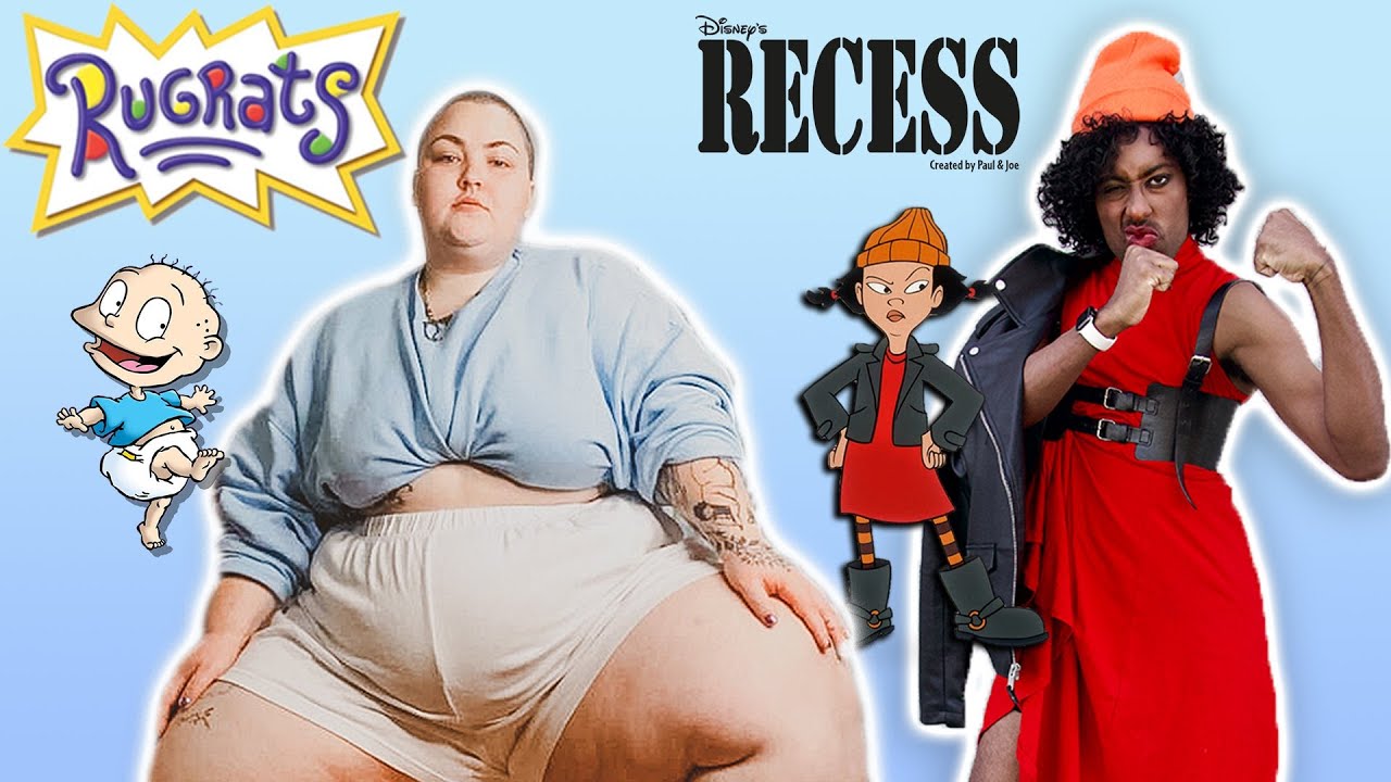 We Dressed Like 90s Cartoons For A Week: Recess Vs. Rugrats - YouTube