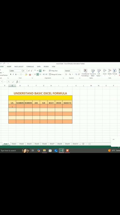 excel series day 2#digitaldesk #computereducation #exceltricks #excelformula #exceltips - YouTube