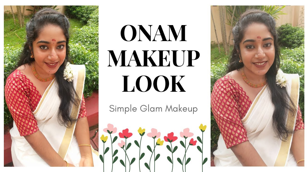 Onam/Vishu Makeup | Traditional Kerala Makeup | Malayalam - YouTube