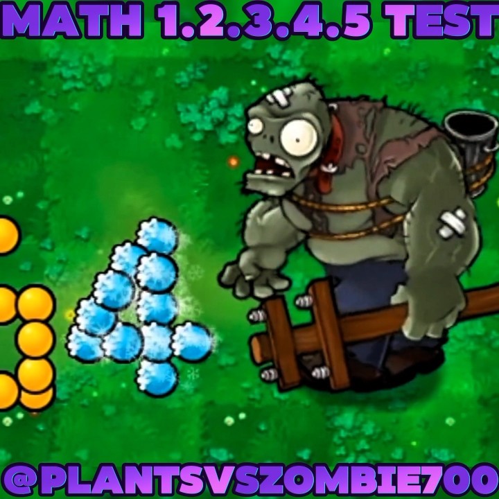 Plants Vs Zombies: Math Test #pvz #youtubeshorts #shorts - YouTube