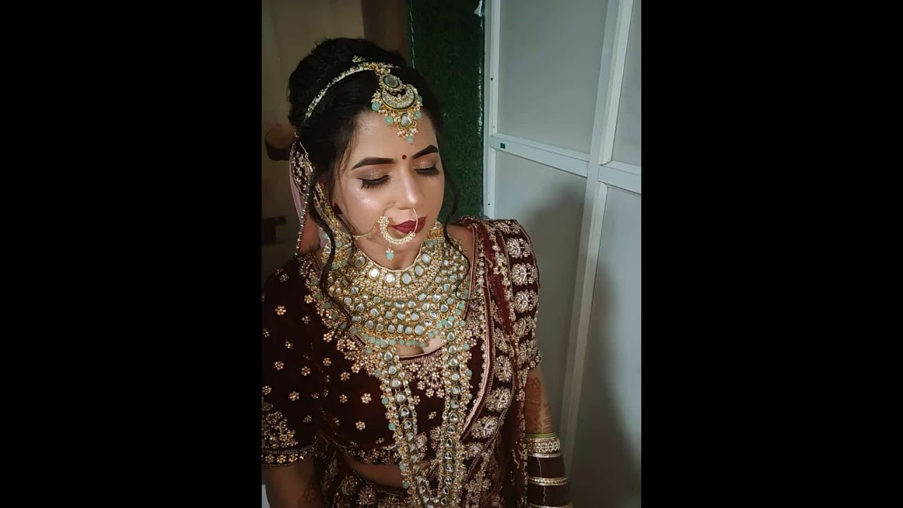 Bridal Beauty Transformation: Bridge Dressing, Makeup, and Styling for ...