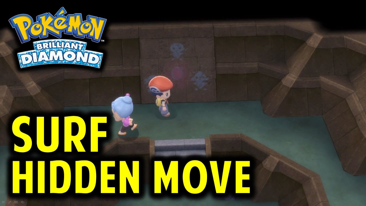 How to Learn SURF Hidden Move: How to Surf on Water | Pokemon Brilliant ...