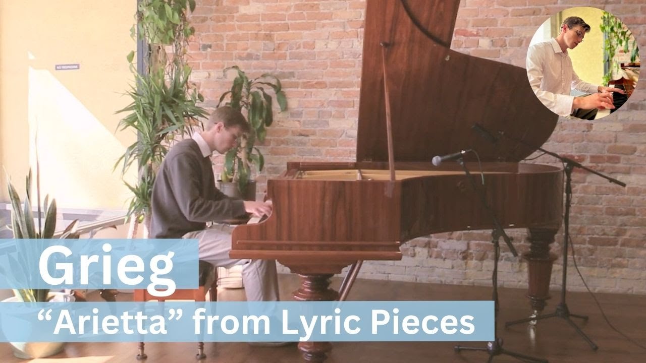 Edvard Grieg - "Arietta" from Lyric Pieces (Op. 12 No. 1) - Dallin ...