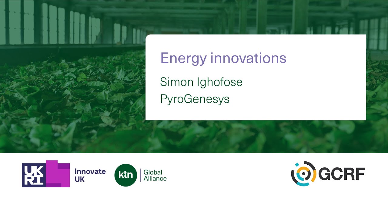 Energy innovations - Simon Ighofose, PyroGenesys - YouTube