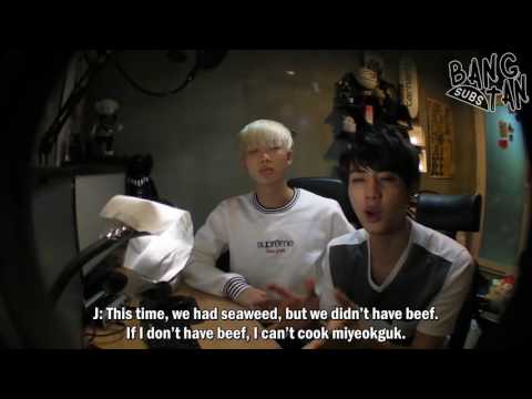 [ENG] 140913 Jin & Rap Monster's Log