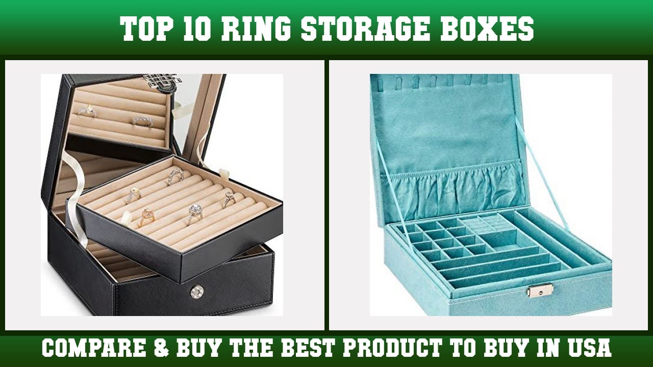 Top 10 Ring Storage Boxes to buy in USA | Price & Review - YouTube