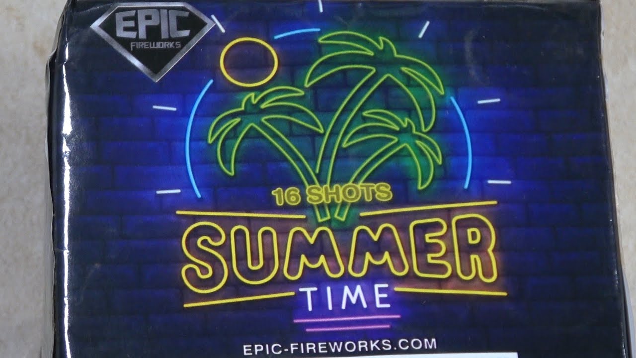 Summer Time 16 shot 200g cake Epic - YouTube