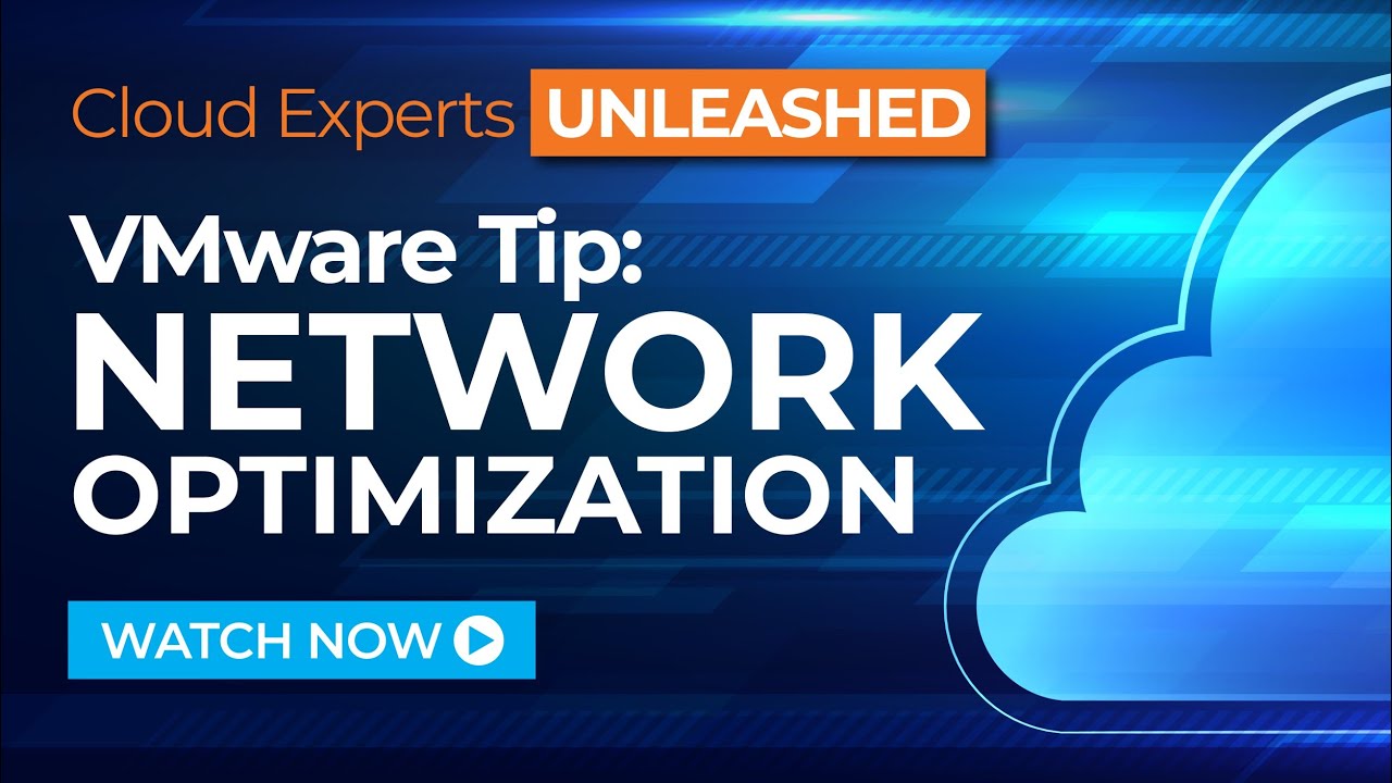 VMware Tip - Network Optimization - YouTube