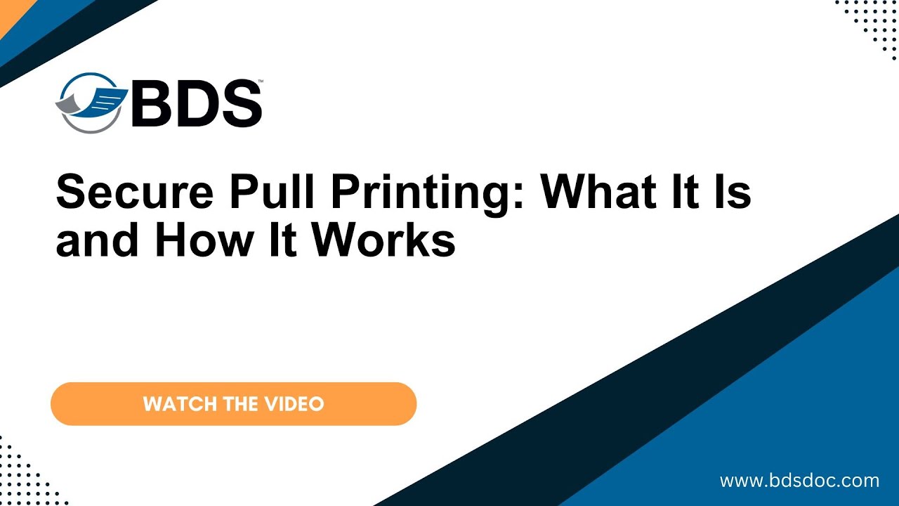 Secure Pull Printing: What It Is and How It Works - YouTube