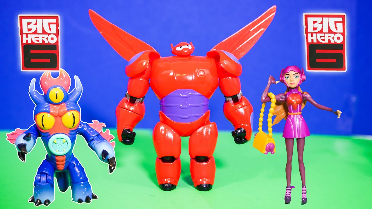 BIG HERO 6 Big Hero 6 Baymax, Honey Lemon, & Fred Big Hero Movie Video ...