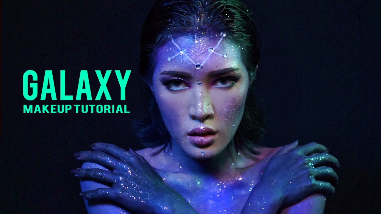 Galaxy makeup tutorial | Susy SAI - YouTube