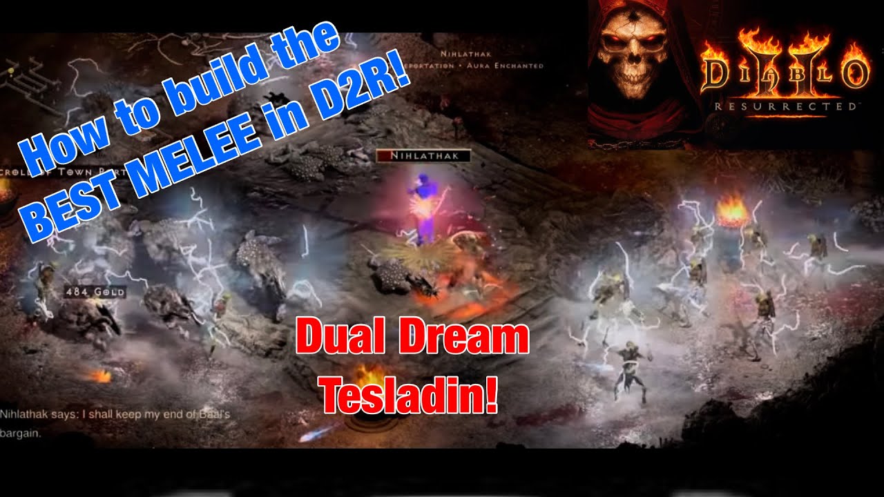 Diablo 2 Resurrected - Build Guide - BEST MELEE - Dual Dream Tesladin ...