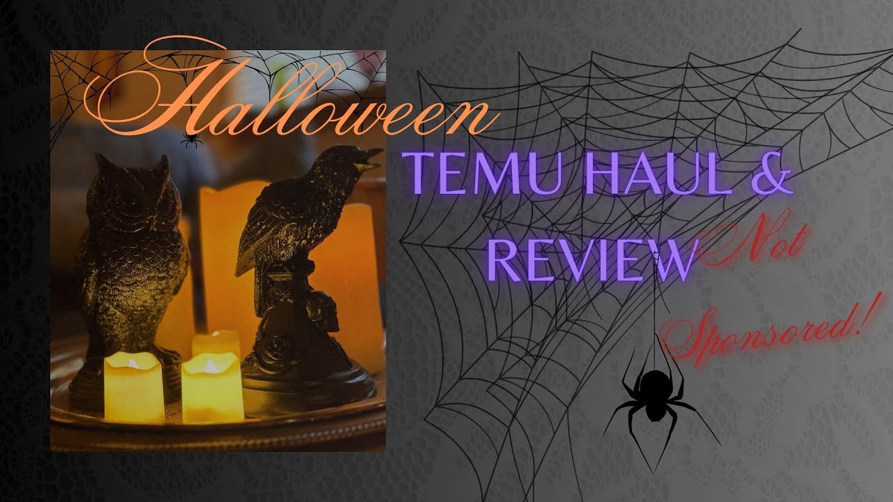 TEMU Halloween Haul! Plus 100% HONEST Review (NOT Sponsored)!!! - YouTube
