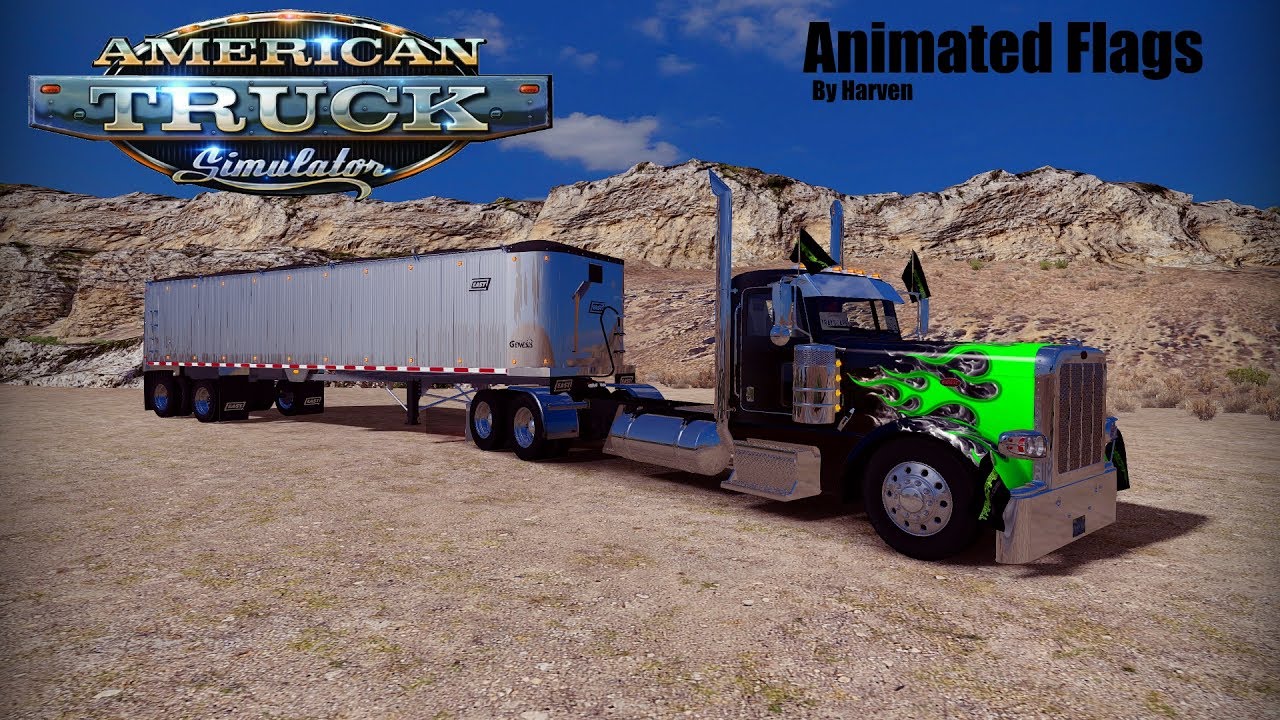American Truck Simulator: Animated Flags for ATS!! by Harven - YouTube