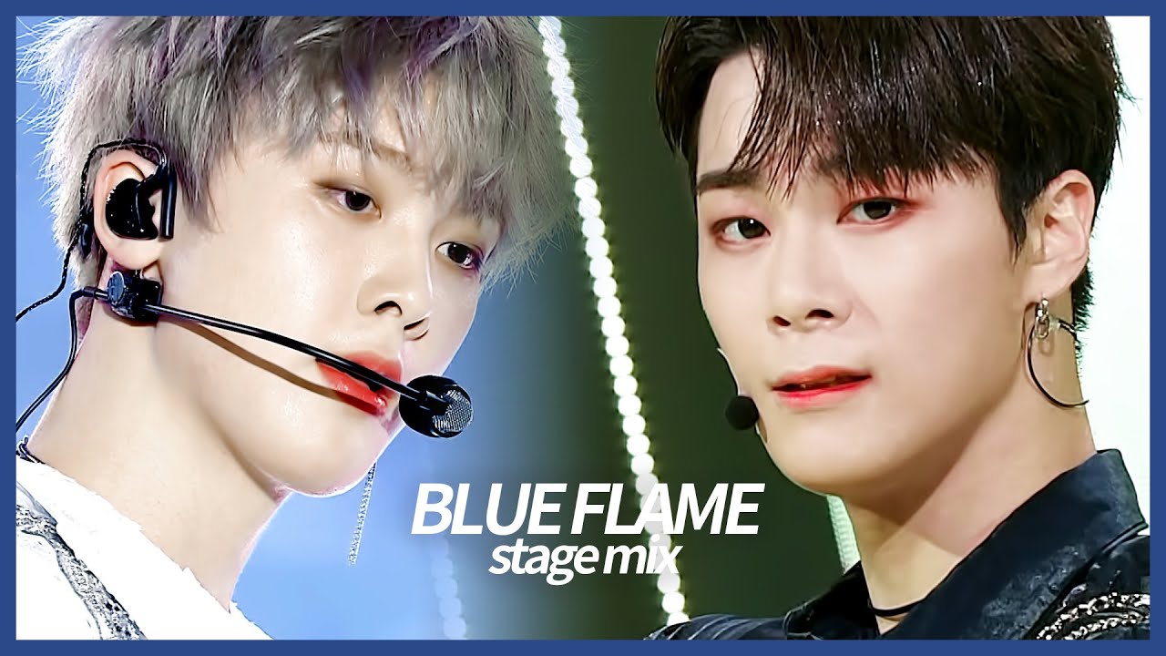아스트로(ASTRO) - BLUE FLAME 교차편집 Stage Mix - YouTube