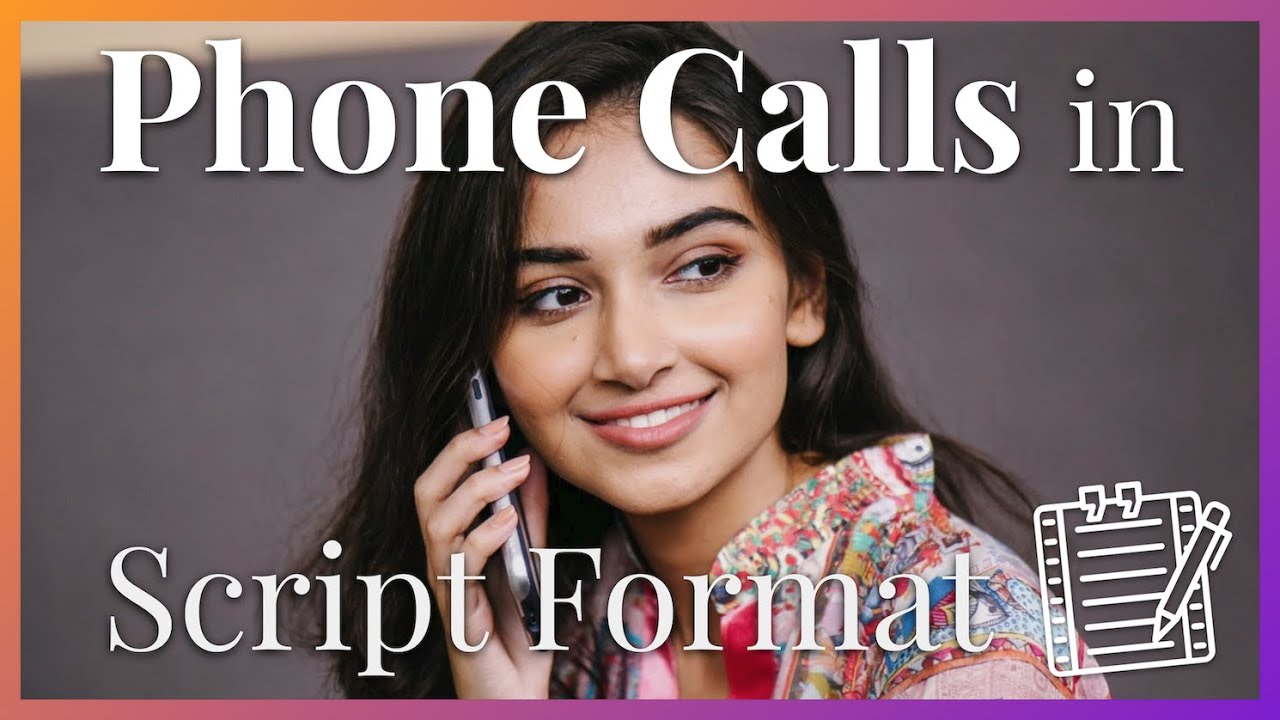 How To Write A Phone Call In A Script YouTube how-to-write-a-phone-call-in-a-script-youtube