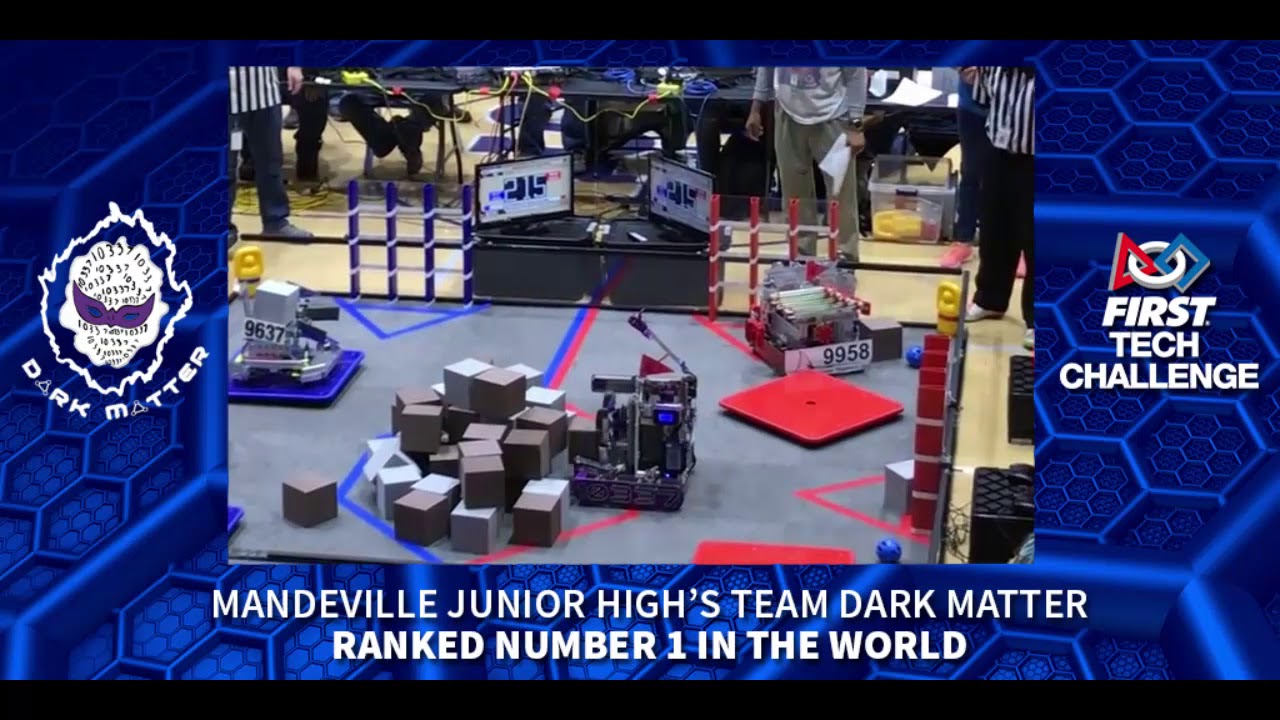 Mandeville Jr. High robot in action - YouTube