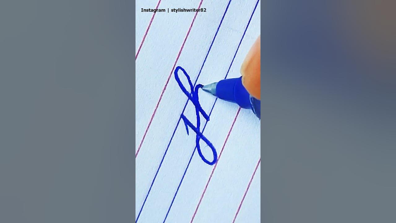 How to join the cursive letter "jh" | Learn cursive a to z step by step ...